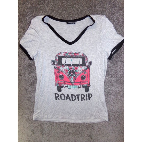 Zutter | Tops | Zutter Womens Tshirt Road Trip Hippy Sm | Poshmark